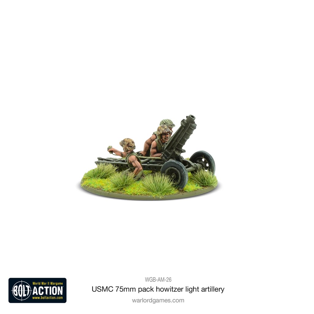 Bolt Action : USMC 75mm pack Howitzer light Artillery | Hobby2000 Modélisme